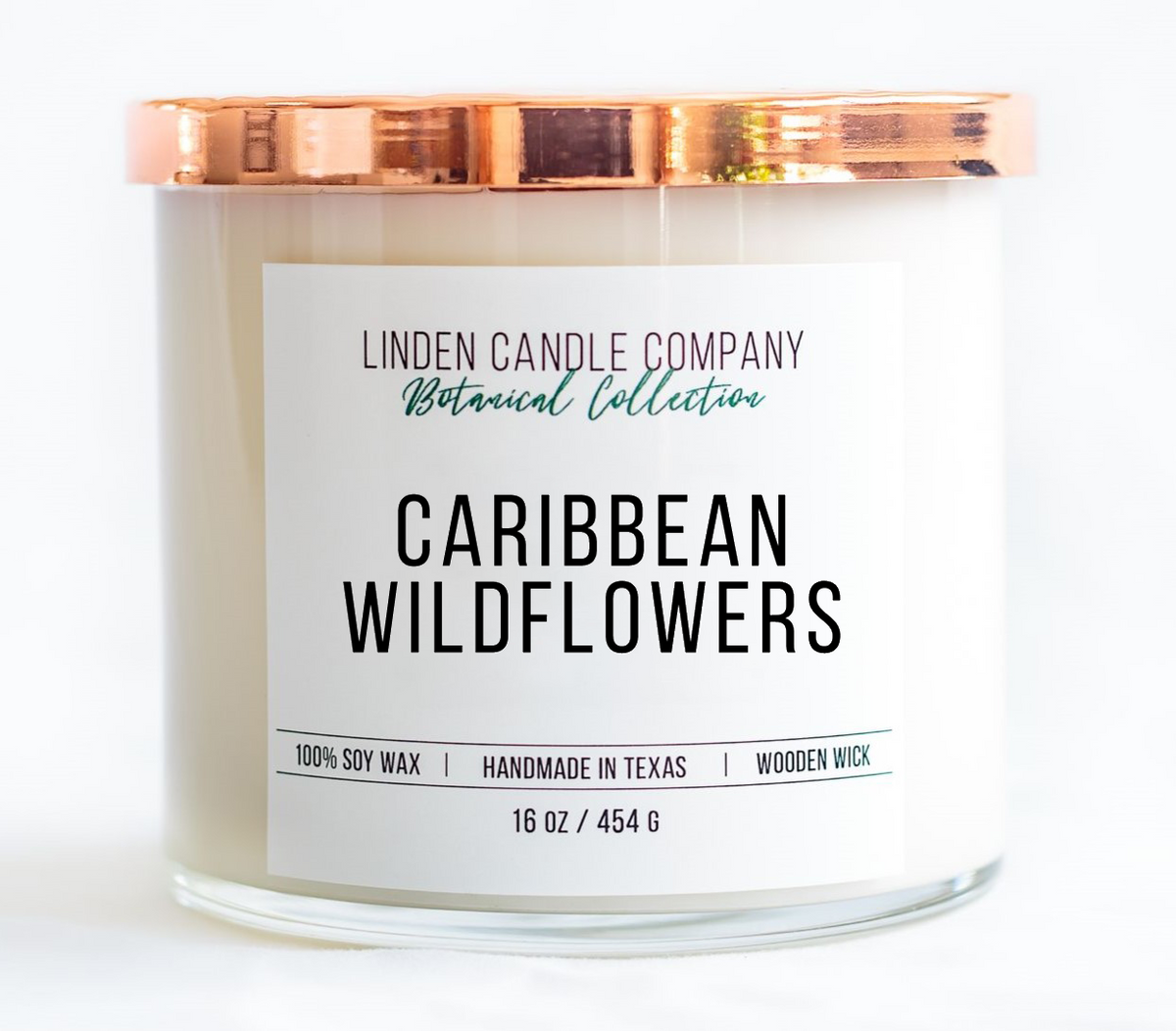 Caribbean Wildflowers 16oz Soy Candle – Linden Candle Company